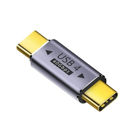 Conector De Cargador Pd100w 40gbps Usb40 Convertidor De Carga Rápida