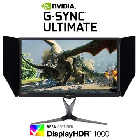 Acer Predator X Pbmiphzx UHD IPS Monitor Monitor Nvidia Predator