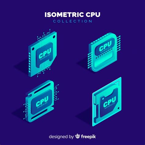 Free Isometric Cpu Collection Nohatcc