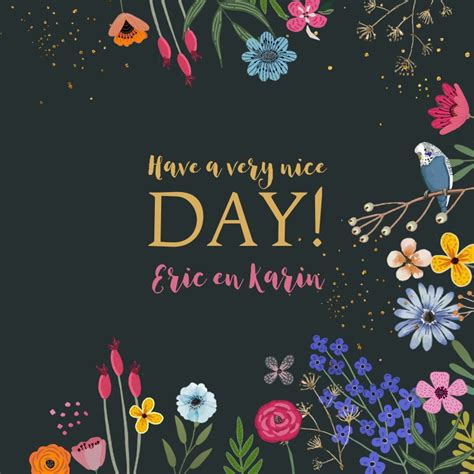 Verjaardagskaart Bloemen Met Glitterlook Kaartje2go