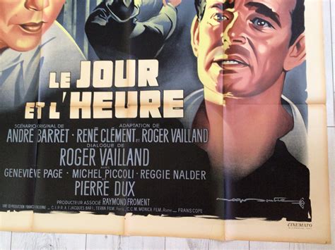 Le Jour Et Lheure CinemaVintage