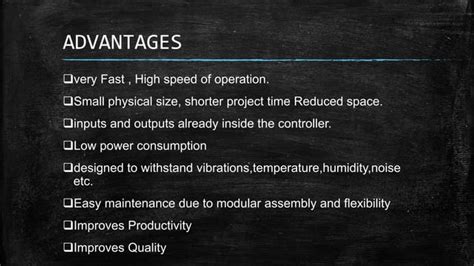 Programmable Logic Controllerplc Pptx