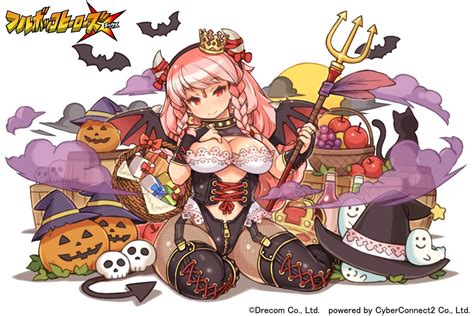 シガタケ On Twitter 「フルボッコヒーローズx」にて「マーリンハロウィンver」を描かせて頂きました！フルボッコ界の