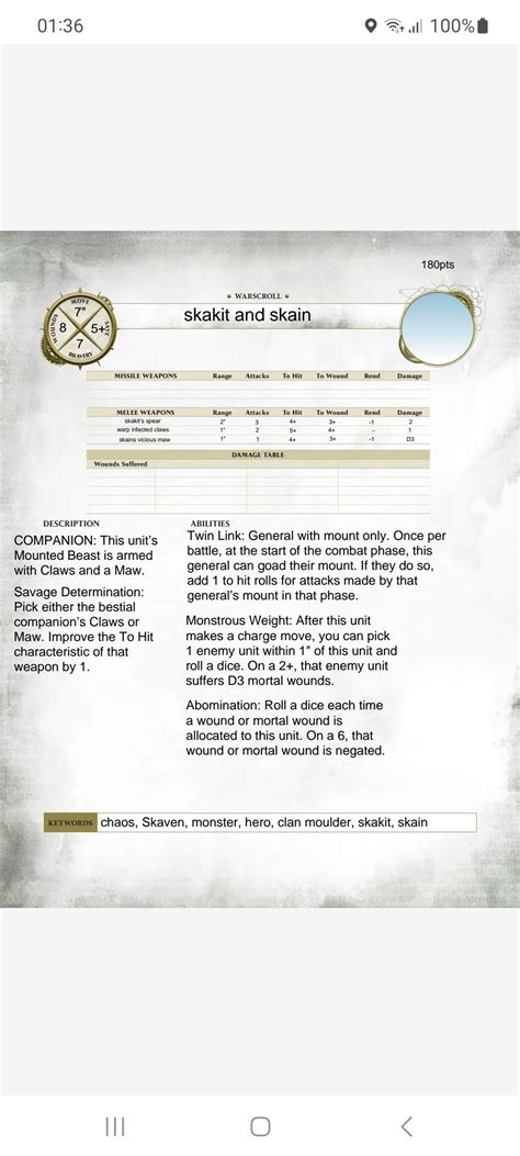 Stats For My New Character I Made Scrolller