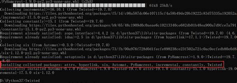 Python爬虫 Scrapy框架安装