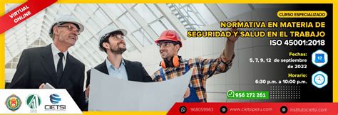 Curso Especializado Normativa En Materia De Seguridad Y Salud En El