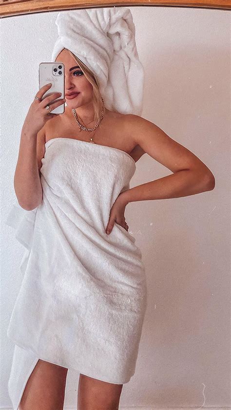 Madison In A Towel Scrolller