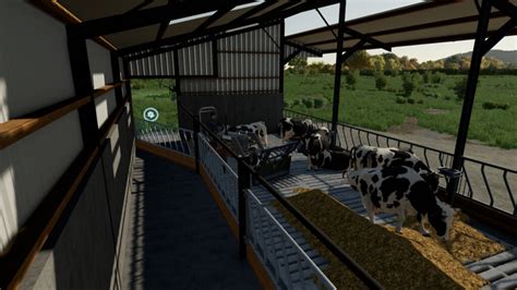 LS22 Fünf Bay Kuhstall v 1 0 Tierställe Mod für Landwirtschafts Simulator 22