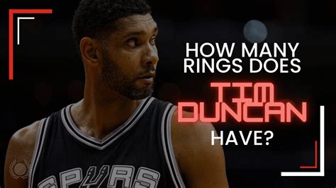 Tim Duncan Championship Rings Count And Legacy