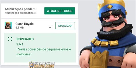 Atualização Opcional disponível 13 02 19 Clash Royale Dicas