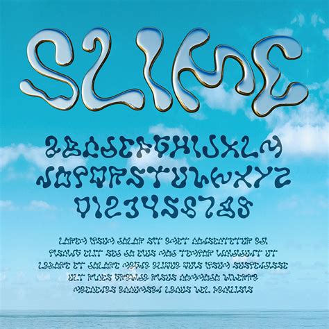 Slime Display Font Behance