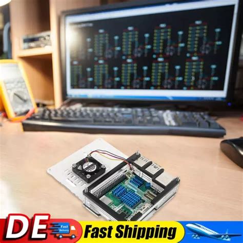 Custodia Protettiva Acrilica Adatta Per Raspberry Pi 5 4 Gb8 Gb Solo