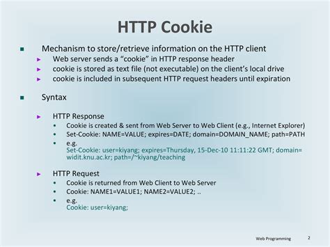 CGI II Cookies Stuff Web Programming Ppt Download