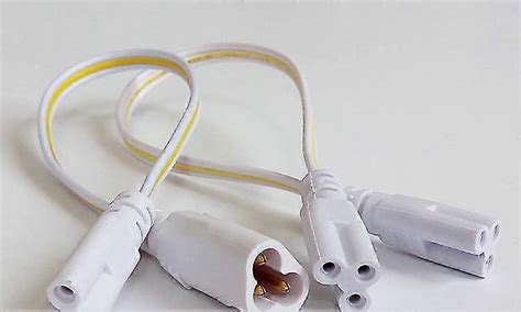 2 Pack 3pin M F T5 T8 Led Lamp Connecting Wire Ceiling Lights Daylight Led Integrated Tube