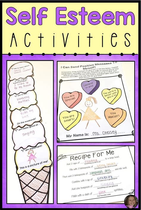Self Esteem Activities For School Counseling Lessons On Self Love And