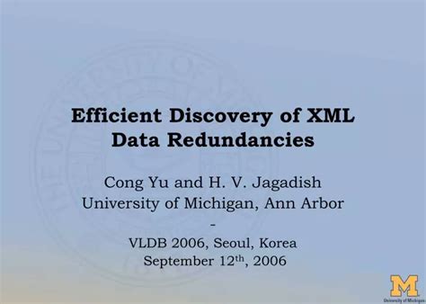 Ppt Efficient Discovery Of Xml Data Redundancies Powerpoint Presentation Id3204113