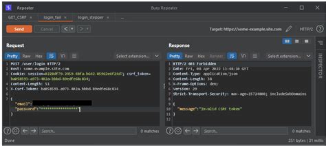 Auditing An App Protected By A Csrf Token With Stepper