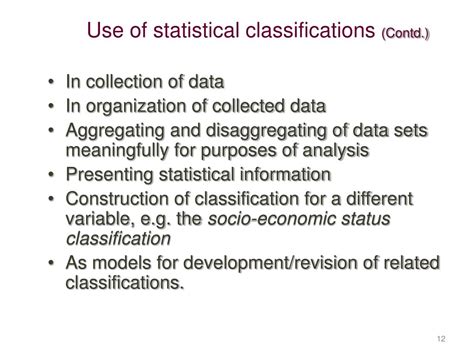 Ppt Statistical Classifications Systems Part I Powerpoint
