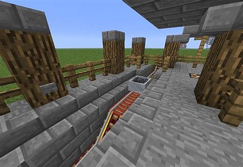 Minecart Station Minecraft Project