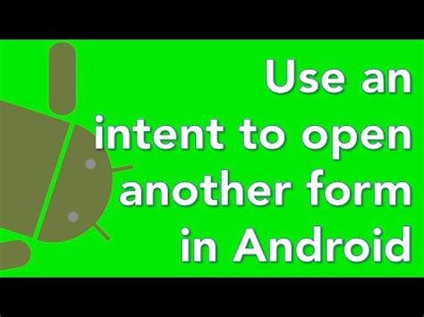 How To Send Information With An Intent Android Studio Kinper
