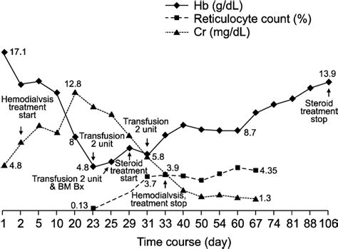 The Time Course Of The Hemoglobin Reticulocyte Count And Serum