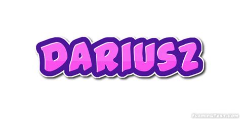 Dariusz Logo Free Name Design Tool From Flaming Text