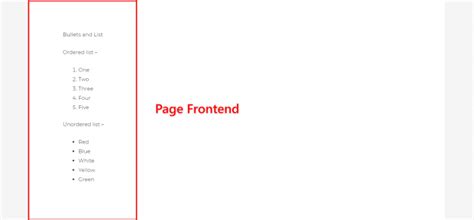 How To Design Bullets Lists In Astra