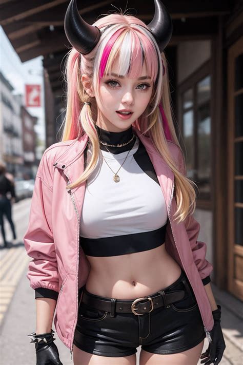 Pretty In Pink Demon Girl By Usagi Purin On Deviantart