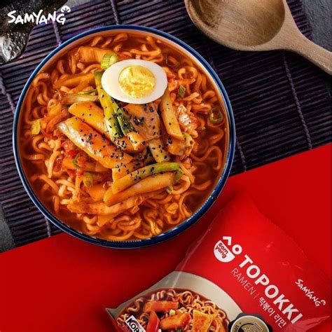 Samyang Ramen มาม่าเกาหลีรสต๊อก แพ็ค5ห่อ Line Shopping
