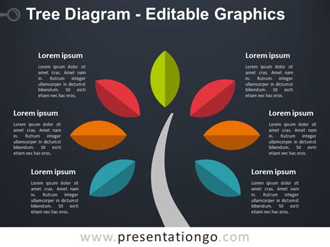 Simple Tree Powerpoint Diagram