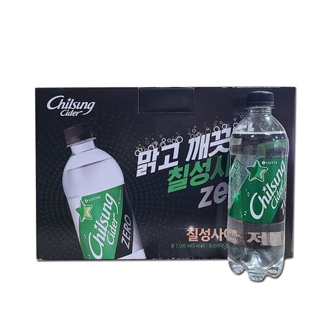 롯데칠성음료 칠성사이다 제로 500ml X 15페트 홈플러스 택배배송
