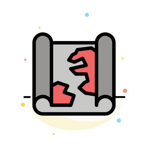 Location Map Pin Point Abstract Flat Color Icon Template 18000787 Vector Art At Vecteezy