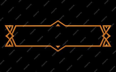 Premium Vector Frame Medieval Game Ui Metallic Title Banner Or