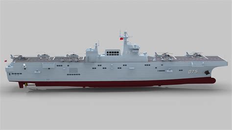 Chinese Navy Type 075 Model Turbosquid 1504155