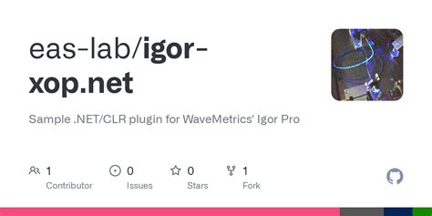 Github Eas Lab Igor Xop Net Sample Net Clr Plugin For Wavemetrics Igor Pro