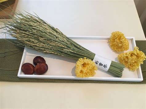 食物月（をしものつき）のころ、五穀豊穣に感謝して