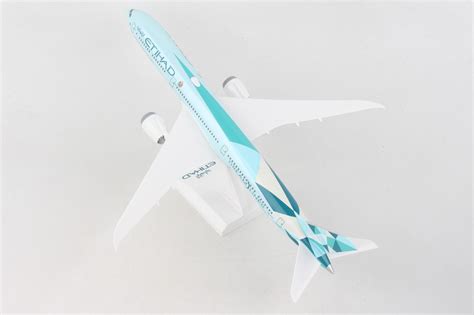 Skymarks Etihad 787 10 1200 Greenliner Diecast Airplane