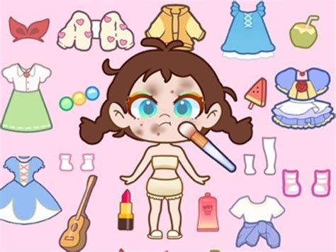 เกมส์แต่งตัวตุ๊กตาเพ้นท์ เล่นออนไลน์ฟรี Crazy Games Poki