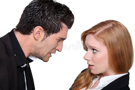Man And Woman Arguing Stock Image Image Of Background 29064043