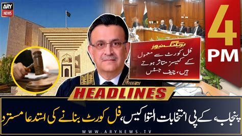 Ary News Headlines 4 Pm 31st March 2023 Youtube