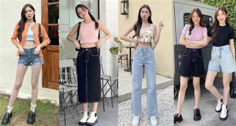 Jeans Fashion ကြိုက်တဲ့ ကောင်မလေးတွေအတွက် လူငယ်ဆန်တဲ့ Outfit များ