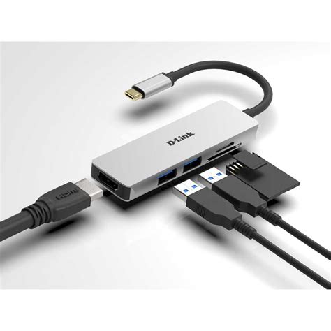 D Link In Usb C Hub Silver Techinn
