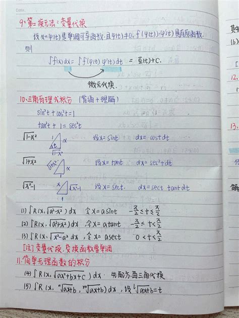 不定积分最全公式大全 哔哩哔哩