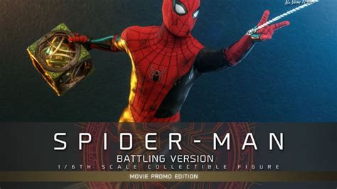 Spider Man No Way Home Battling Version Spider Man Figure By Hot