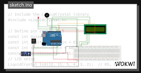 Smoke And Fire Detector Wokwi Esp32 Stm32 Arduino Sim