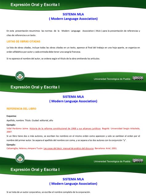 Cómo Citar O Referenciar Con Mla Pdf Autor