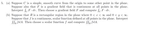 Solved A Suppose C Is A Simple Smooth Curve From The Chegg