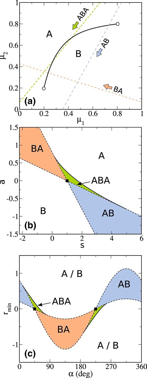 A Schematic Bulk Phase Diagram Of A Binary Mixture In The Plane Of Download Scientific