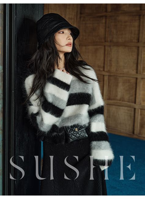 束皙sushe 高比例羊驼毛复古高街配色条纹慵懒休闲套头毛衣女冬 阿里巴巴