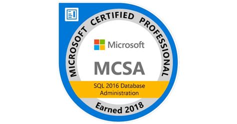 Anindya Roy On Linkedin Mcsa Sql 2016 Database Administration